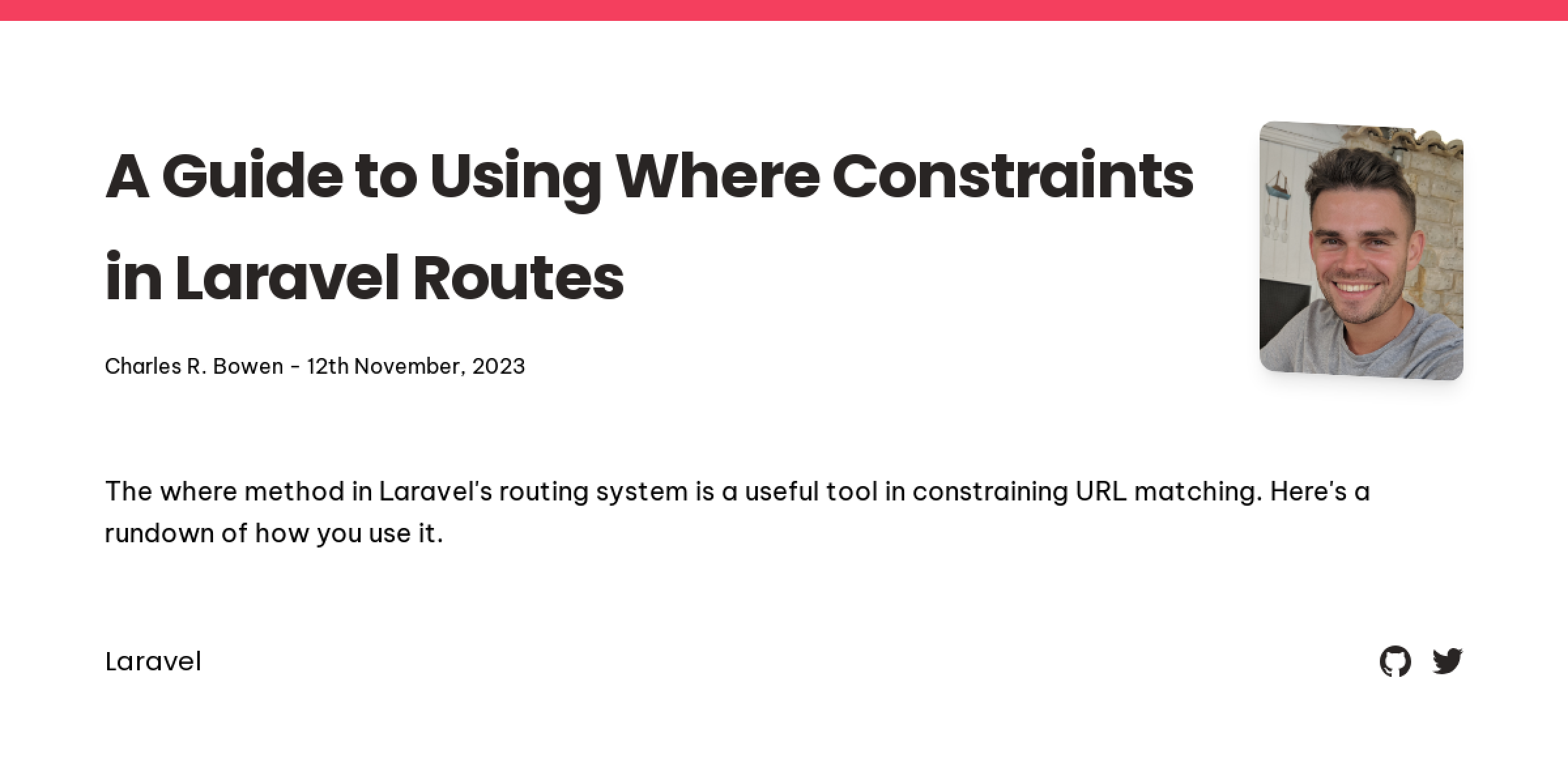 A Guide To Using Where Constraints In Laravel Routes